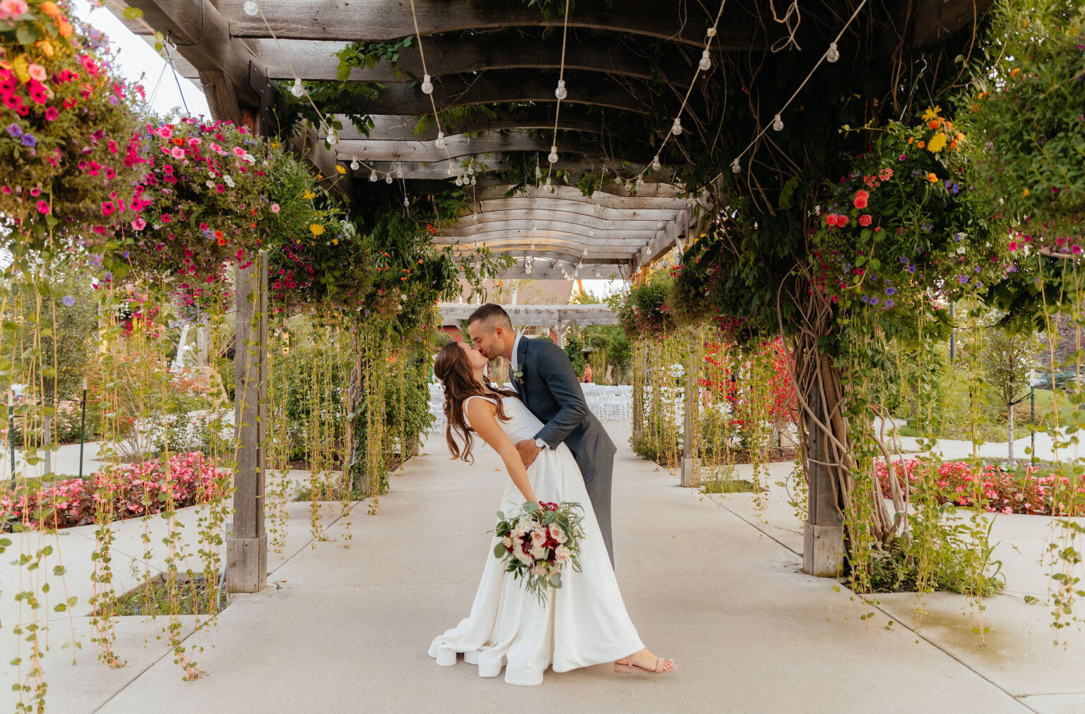Joyful Garden-Style Wedding at Brookside Gardens Event Center